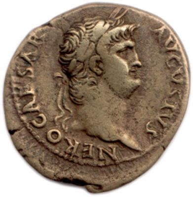 NÉRON 54-68 NERO CAESAR AVGVSTVS. Sa tête laurée à droit... - 82840864 ...