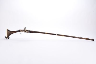 FUSIL marocain, à silex, dit moukalah. Crosse avec os de ... - 72495842 ...