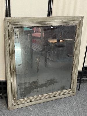 Louis XVI period rectangular mirror with fluting and pear... - 85043169 ...