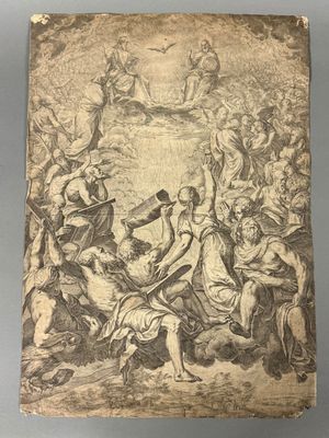 TITIEN (peintre, 1489-1576), d'après; Cornelis CORT (grav... - 85235382 ...