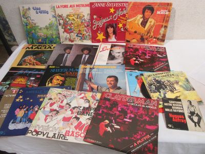 29 - 14 DISQUES 33T VARIETES FRANCAISES DONT MACIAS (4)... - 85124646 ...