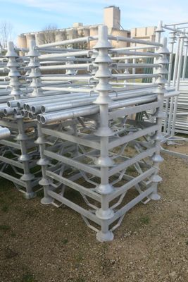 5 palettes métal à ranchets 98x98 avec couronnement porte... - 85151422 ...