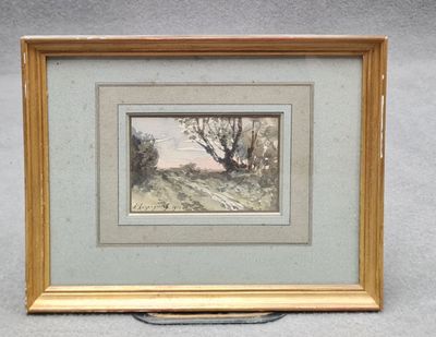 *Henri Joseph HARPIGNIES (1819-1916) Path near the old t... - 83605005 ...