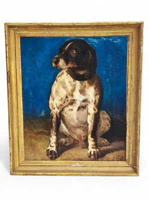 JADIN Louis Godefroy (1805-1882) "Portrait d'un Braque fr... - 83111668 ...