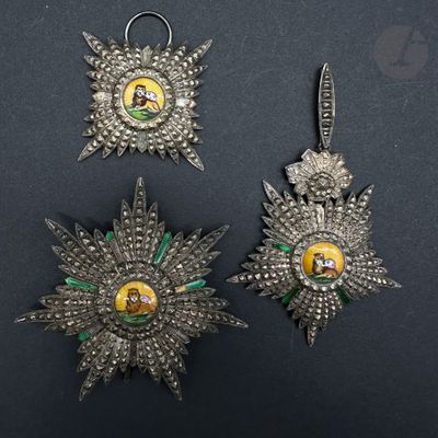IRAN ORDRE DU LION ET DU SOLEIL. Ensemble de grand-offici... - 83581017 ...