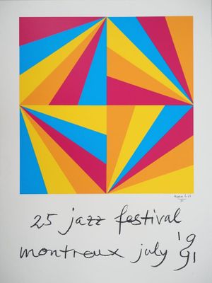 Max BILL (1908-1994) Geometric composition Original post... - 85153432 ...