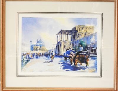 Bahram AHMADI - XXeme Vue orientaliste Aquarelle 24,5 ... - 84857165 ...