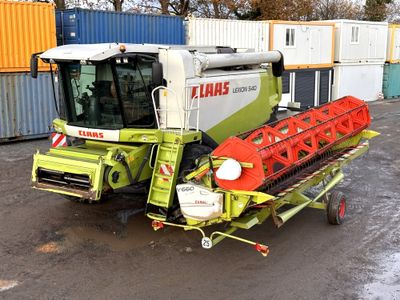 CLAAS - MOISSONNEUSE BATTEUSE LEXION 540 AVEC CHARIOT ET ... - 84781821 ...