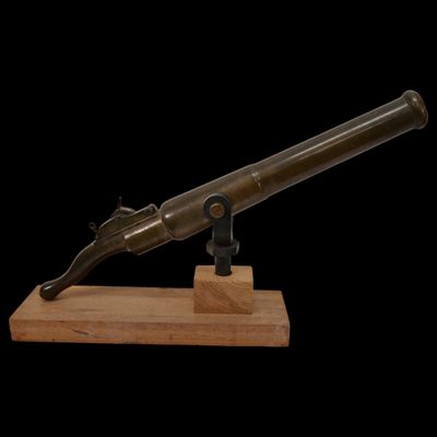 A bronze falconet, cannon with percussion lock. France, 1... - 72985696 ...