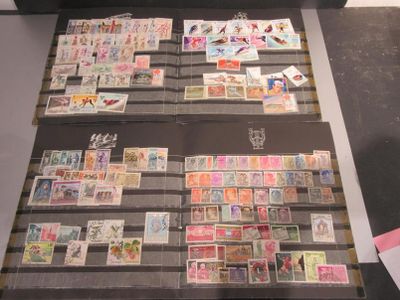 254 - TP MONDE NEUFS ET OBLITERES DANS DEUX ALBUMS SCHE... - 85194719 ...