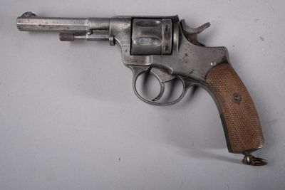 SWEDEN: Revolver NAGANT model 1887 of Liege manufacture t... - 77853619 ...