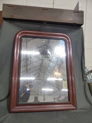 Napoleon III moulded mahogany mirror. 94 x 72 cm - 85043539-350 ...