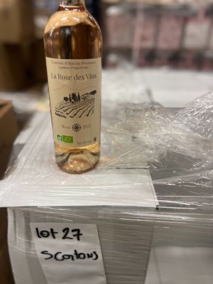 30 bottles -AOP AB ROSE DES VINS rosé 2021 75cl 12%-5 boxes - 77740253 ...