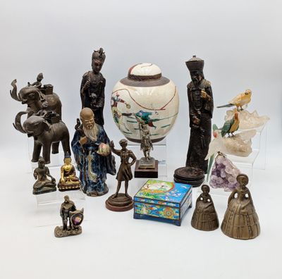 ASIA (mainly). Lot of display objects including 3 stone b... - 84927624 ...