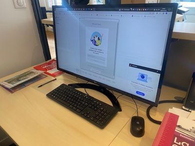 LG COMPUTER with 80 cm screen, HP keyboard and HP tower. - 77467460-2 ...