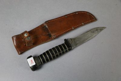 POIGNARD US NAVY MK 1, Fabrication coloniale, poignée an... - 74572638 ...