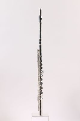 Chromed metal flute, Boehm system with solid tops, stampe... - 81274633 ...