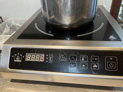 Small fridge HORECA electric induction hob Stainless st... - 77544809 ...