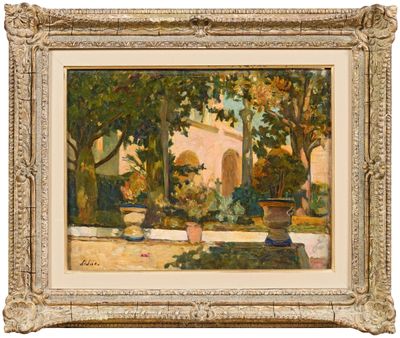Louis SUE (1875-1968) : « L’Alcazar de Séville ». Huile s... - 74945639 ...