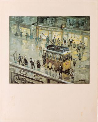 PÉRON Pierre (1905-1988): "Rue de Siam", LITHOGRAPHY in c... - 84307722 ...