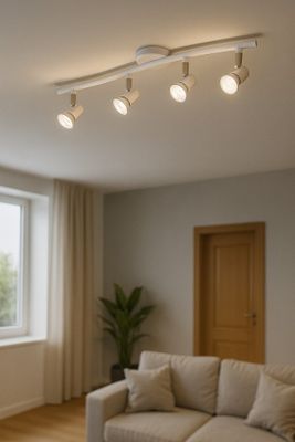 Lot de 8 rampes de spots orientables LUN’AIR ARC BASIC – ... - 84850014 ...