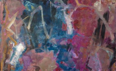 Hanna BEN DOV (1919-2009) Sans titre (composition fushia ... - 82879200 ...