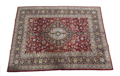 IRAN Kachan Important tapis en laine, finement nouée à l... - 84884838 ...