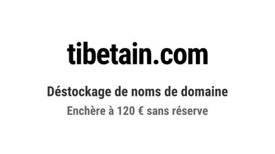 Nom de domaine tibetain.com. Catégorie: Tourisme et voyag... - 85223238 ...