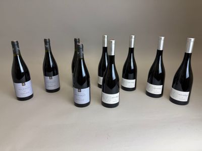 Set of 9 bottles of red wine including : - 4 Bottles Meu... - 85100925 ...
