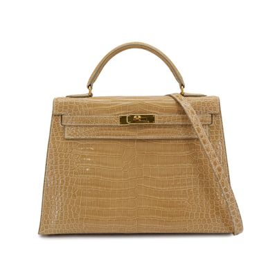 Hermès Modèle : Kelly 32 Sellier Matière : Crocodile poro... - 85090896 ...