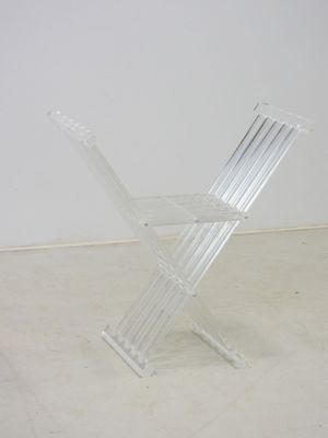 David LANGE (20th) Dagobert. Curved seat in Plexiglas. H ... - 85165150 ...