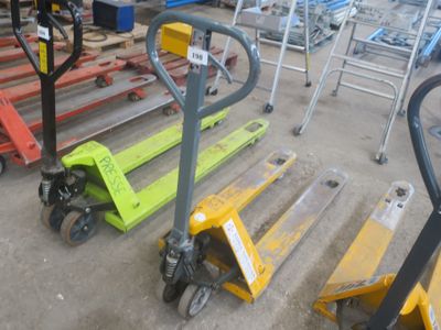 Transpalette jaune fonctionne Mise à prix 80 - 82131004-198 ...