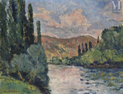 André WILDER (Paris 1871 - Antibes 1965) Orage sur le Lot... - 84327848 ...