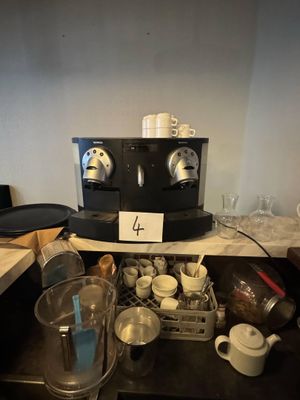 NESPRESSO coffee machine with small set of coffee cups an... - 85086939 ...
