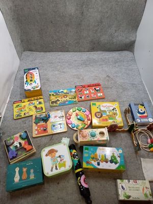 In 1 box, various wooden games for learning, thinking and... - 84719098 ...