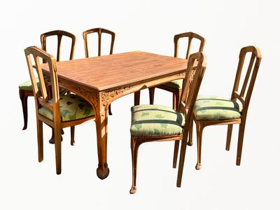 Hector MICHAUT (1874-1923) Pampres, feuilles de vignes... - 74309641 ...