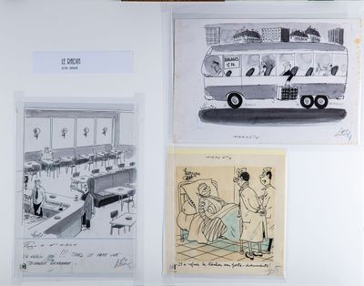 René HOVIVIAN (1929-2005), dit HOVIV ; Jacques LAVERGNE (... - 74116709 ...