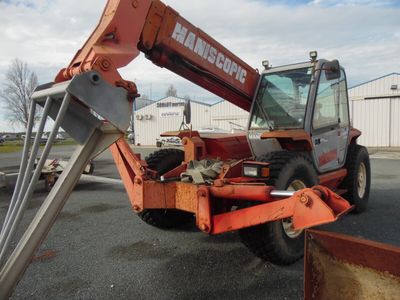 Chariot télescopique MANITOU MT 1337 avec 2 potences, god... - 84616751 ...