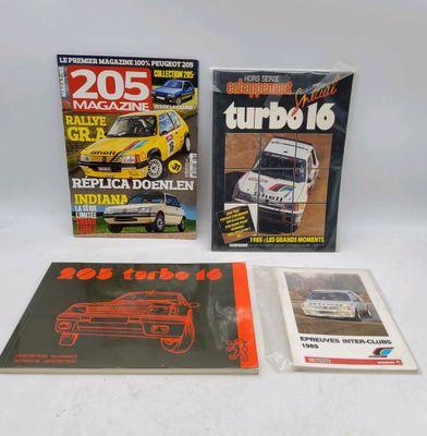 PEUGEOT 205. 4 brochures and 1 book. - 82913811-189 | Interencheres.com