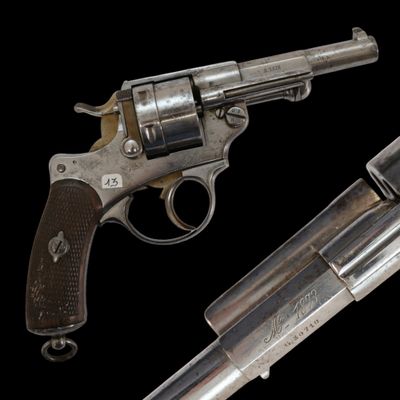 Revolver, Chamelot Delvigne, Model 1873, French service r... - 72985683 ...