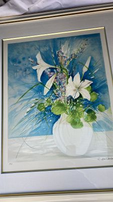 Gilbert MICHAUD (né en 1948) Epreuve d'artiste, Bouquet ... - 71855548 ...