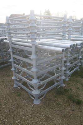 5 palettes métal à ranchets 98x98 avec couronnement porte... - 85151420 ...