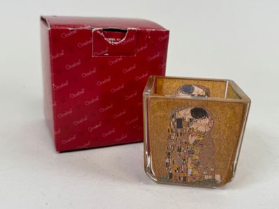 GOEBEL, Artis Orbis collection. Glass vase with printed ... - 80807232 ...