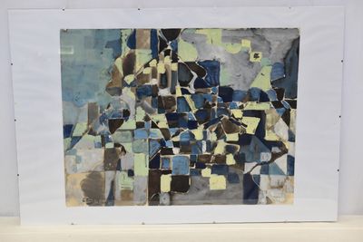 Jean-Pierre LE BOULCH (1940-2001), "Composition", waterco... - 84413707 ...