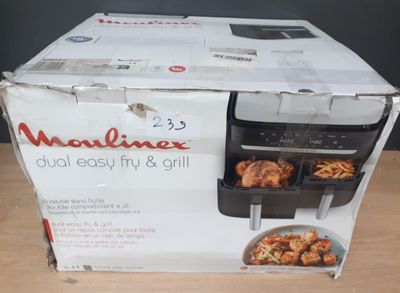 Friteuse sans huile + Grill MOULINEX Dual Easy Fry&Grill ... - 84937125 ...