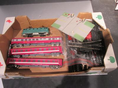 94 - LOT TRAINS LOCO JOUEF WAGONS JOUEF RAILS ET ACCESS... - 85166000 ...
