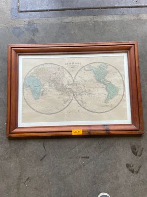 Mappemonde par BUILLEMIN publiée par COMBETTE à PARIS, ca... - 85144143 ...