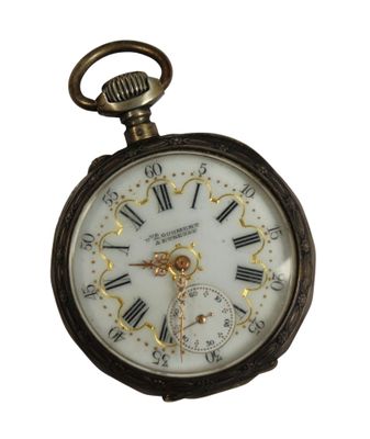 Vve GOUMENT à Etretat - GOUSSET WATCH, silver case engrav... - 81981467 ...