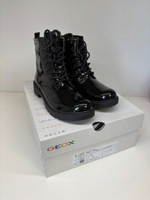 BOTTINES GEOX J CASEY G TAILLE 36 NOIR BRILLANT - Matéri... - 87280025 ...