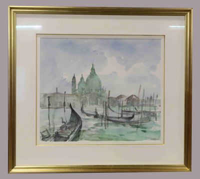 André SOLOHUB (1922-2010) Vue de la basilique Saint Marc... - 85035997 ...